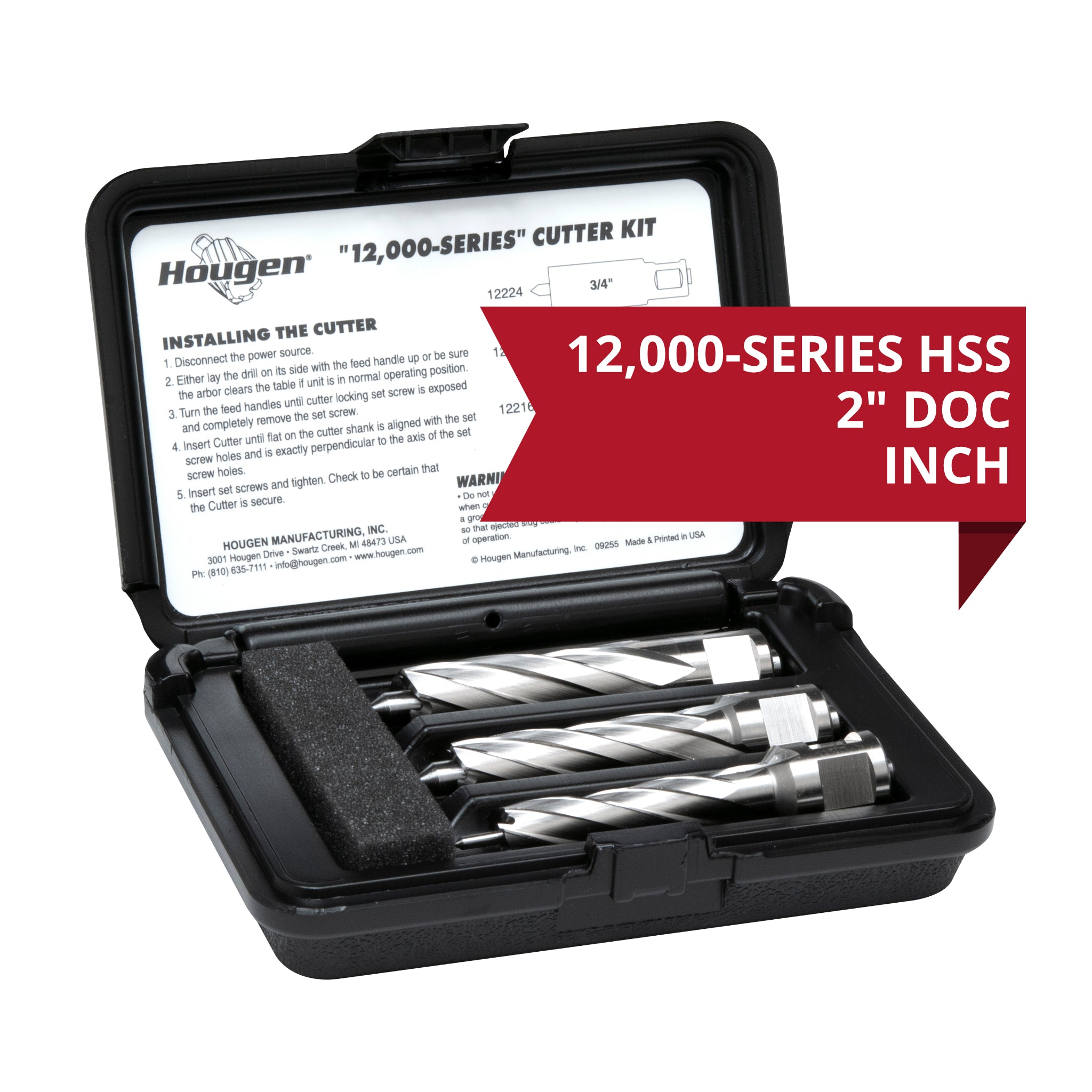 2" Depth HSS "12,000-Series" Cutter Kits – CelticMagDrills.ca